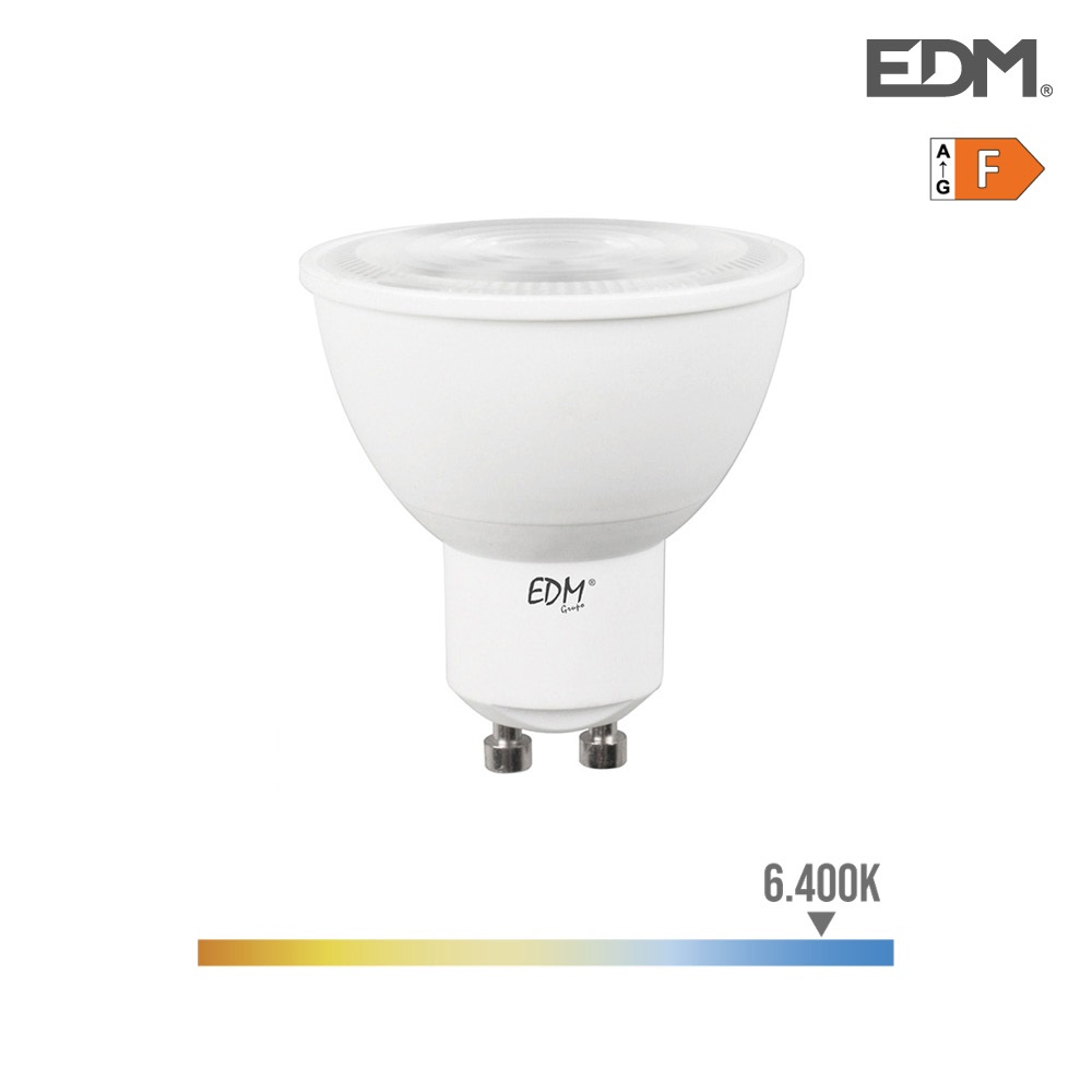 Lâmpada LED GU10 5W 450LM 6400K - Casanova Eletrónica